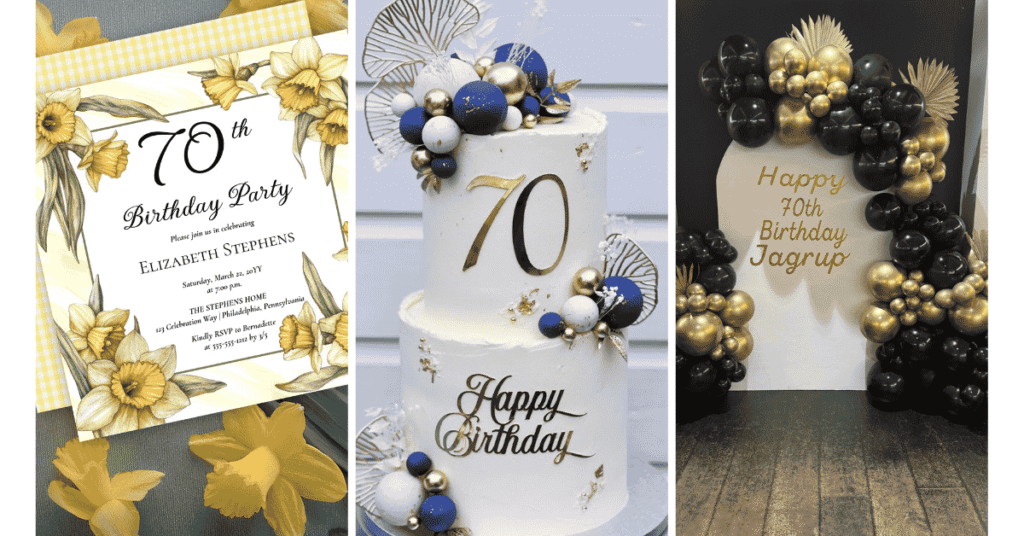 70th Birthday Party Ideas to Celebrate a Milestone in Style - Wishes Fusion