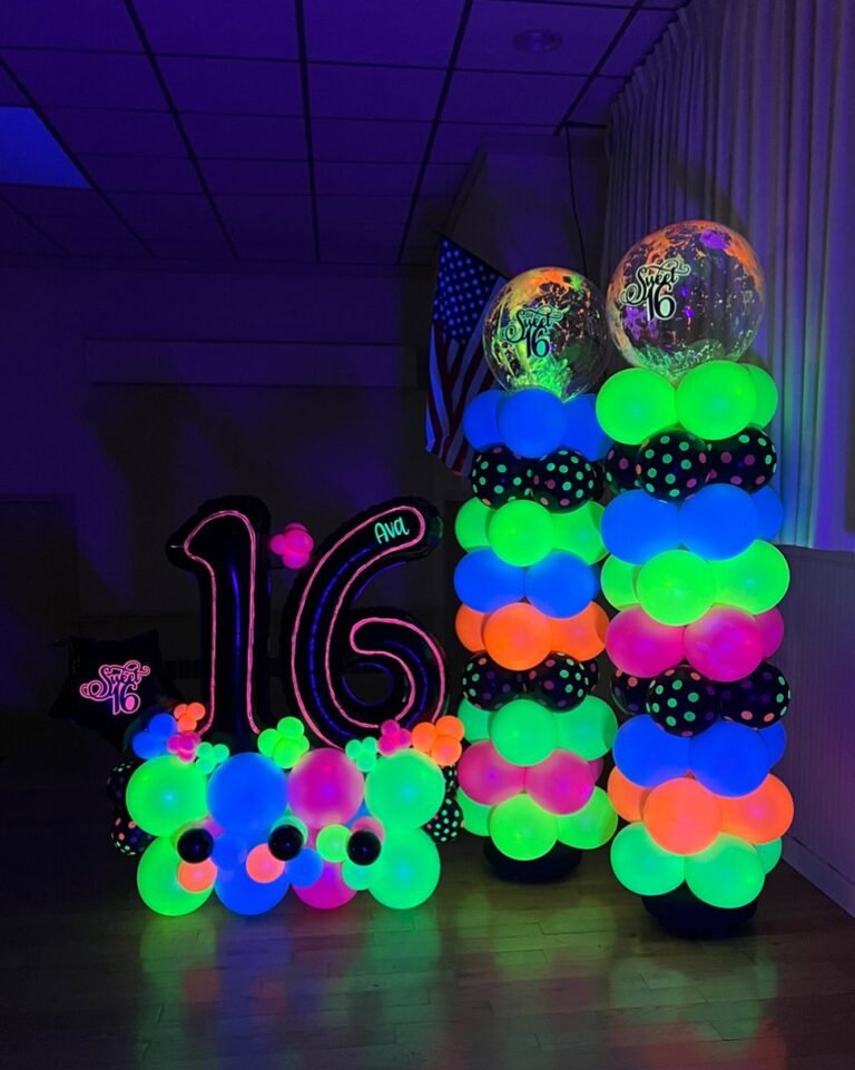 21 Neon Glow Birthday Rave Ideas | Epic Party Themes & Decor