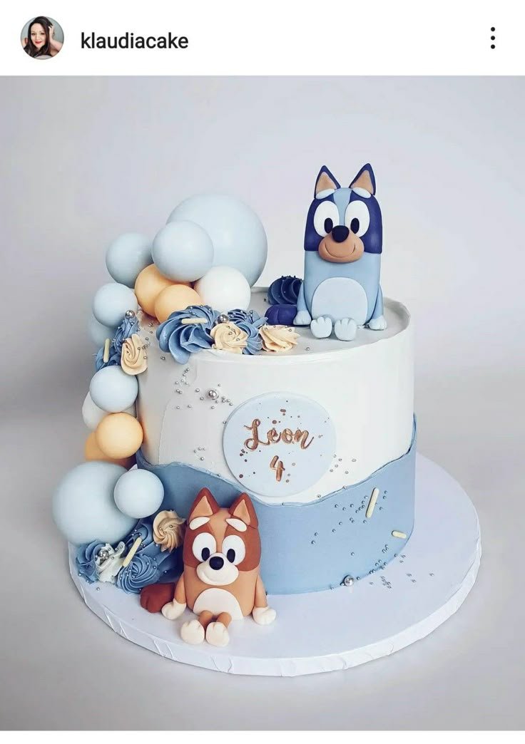 20 Bluey Birthday Cakes So Cute, You Won’t Want to Slice Them!