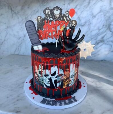 20 Scream Birthday Cake Ideas That’ll Terrify & Delight Fans