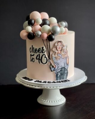 40th Birthday Cake Ideas | Creative & Delicious Designs for Milestone ...