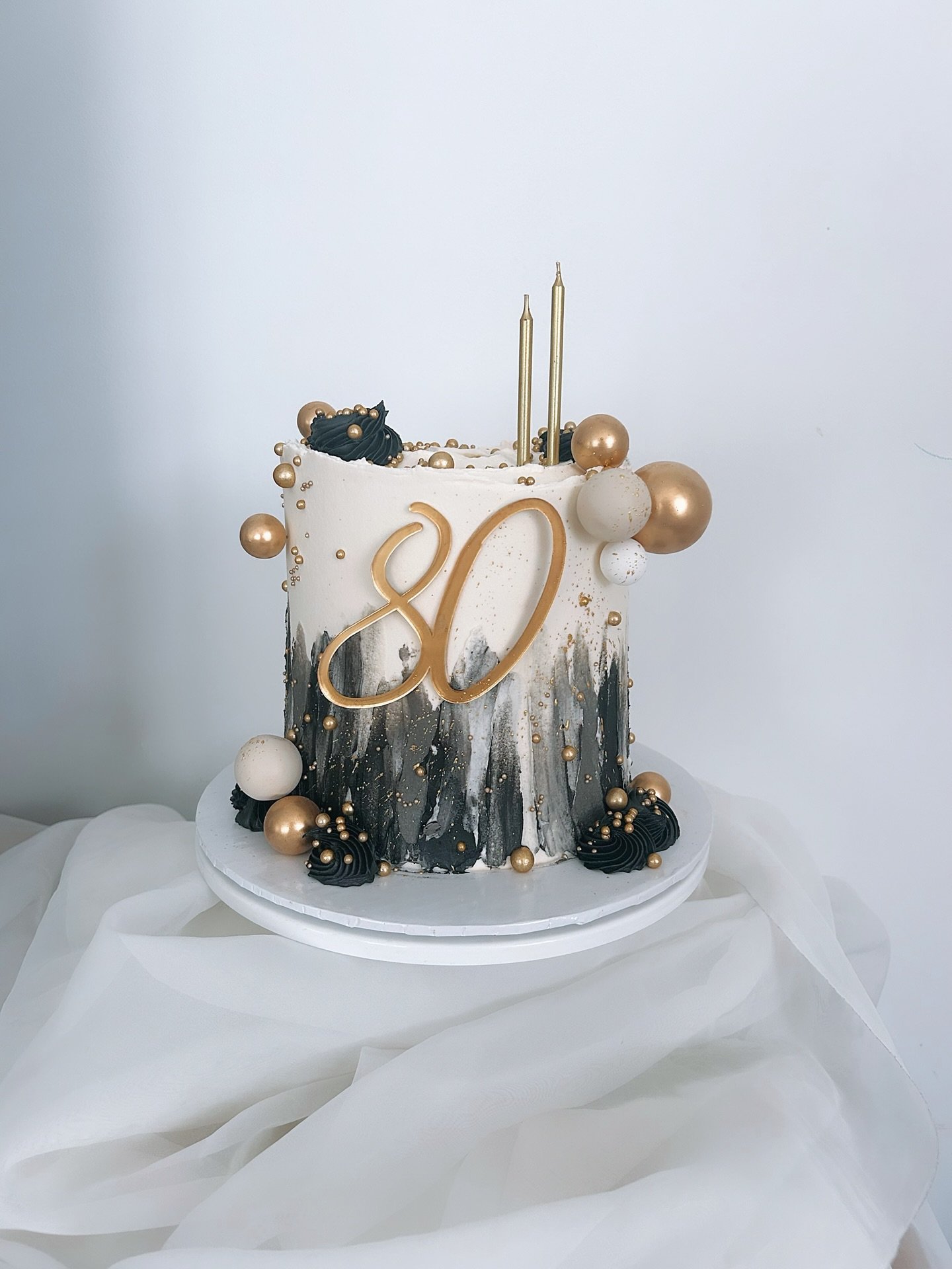 80th birthday cake ideas