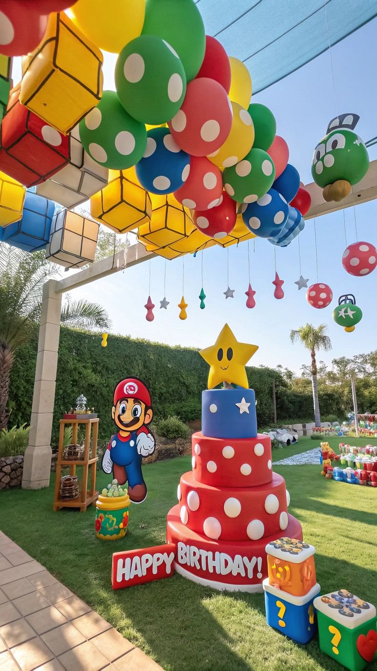 20 Mario Birthday Party Ideas | Fun Super Mario Celebration