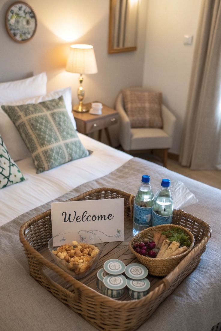20 Airbnb Welcome Basket Ideas to Impress Your Guests | Hosting Tips
