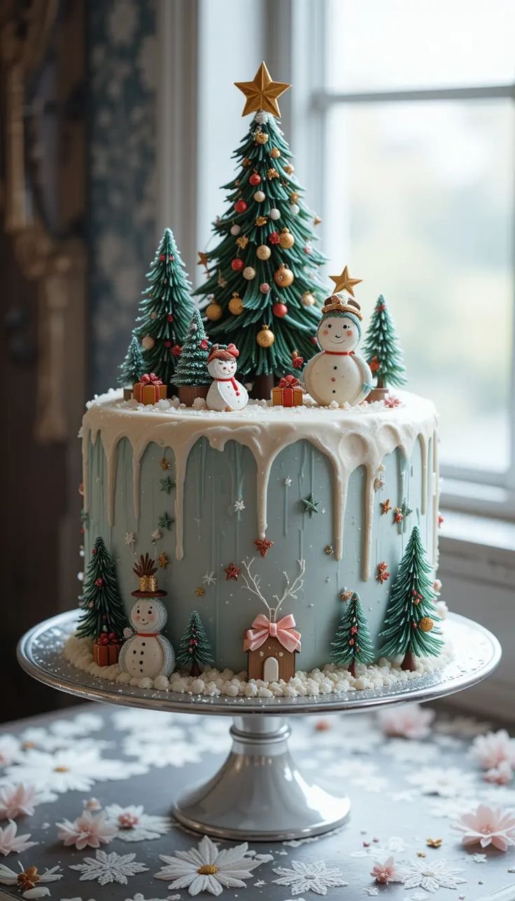 20 Delicious Christmas Cake Ideas | Decorating Inspiration