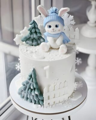 20 Cozy & Creative Winter Birthday Cake Ideas